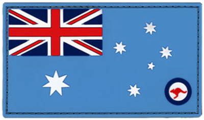 RAAF ENSIGN FLAG Royal Australian Air Force PVC Patch Australia £6.65 ...