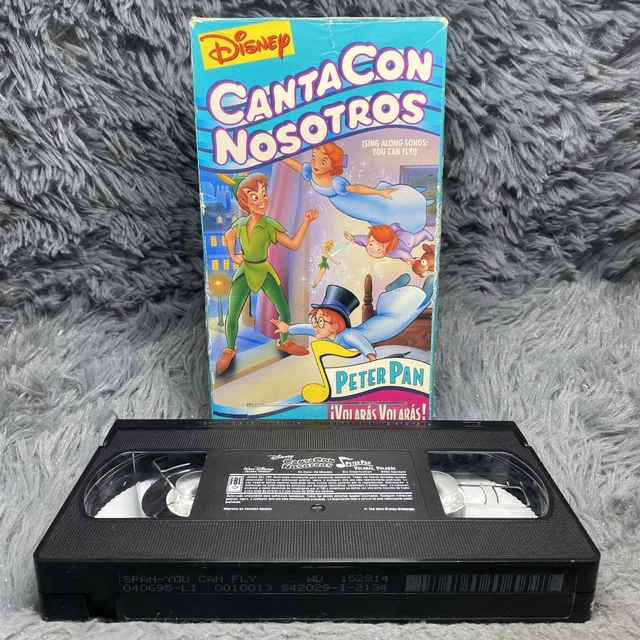 DISNEYS SING ALONG Songs Peter Pan: You Can Fly VHS Tape 1993 Spanish ...