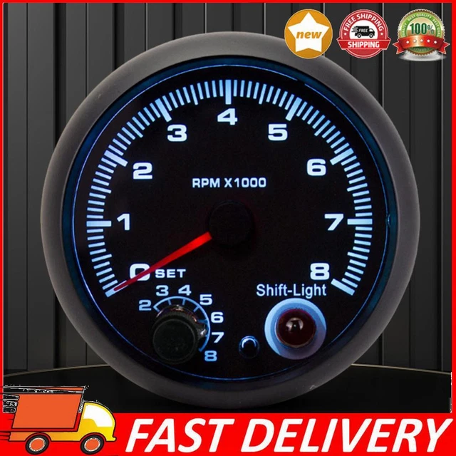 CAR SPEEDOMETER GAUGE LCD Display Electrical Speedometer Gauge 12V Blue ...