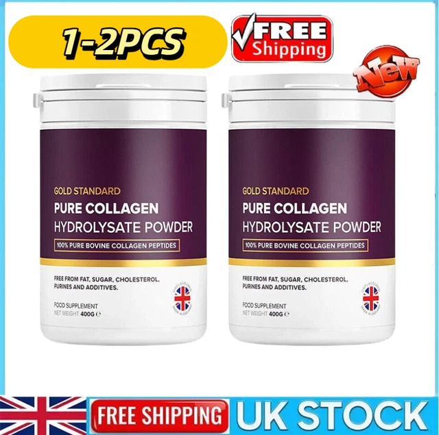 COLLAGEN POWDER, GOLD Standard Bovine Collagen Peptides Powder 400g 14. ...
