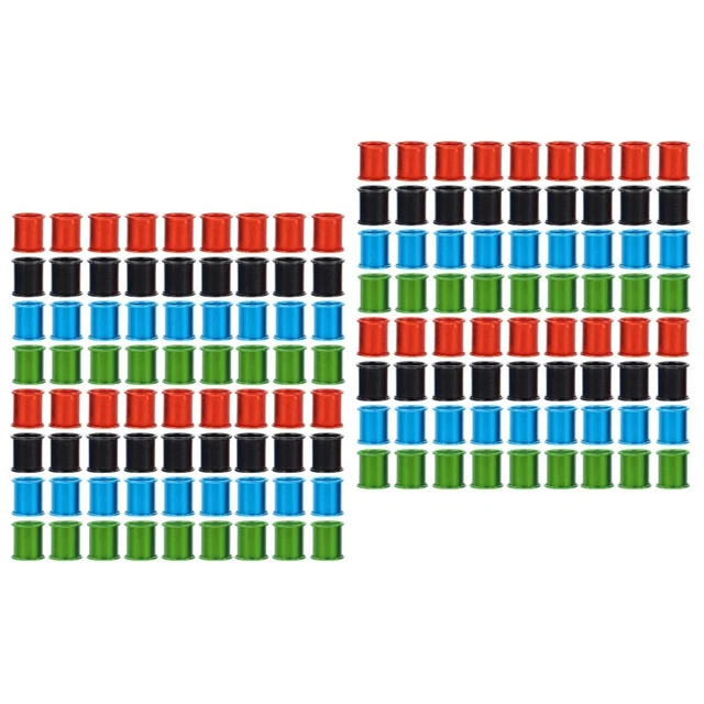 200 PCS Pigeon Racing Marker Homing Pigeon Leg Rings Colorful Bird Leg ...