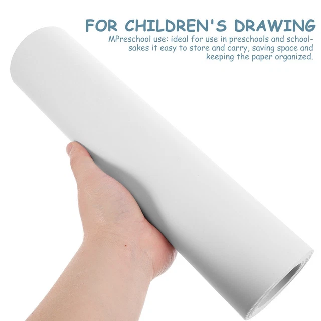 LARGE POSTER PAPER Roll Painting Sheets for Kids Practice Art Drawing ...