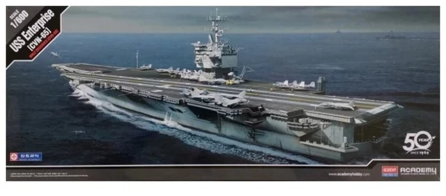 ACADEMY FLUGZEUGTRÄGER USS Enterprise CVN-65 EUR 33,52 - PicClick DE