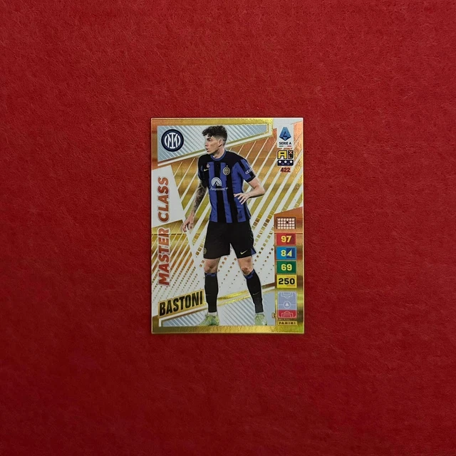 ALESSANDRO BASTONI-INTER-CARD-PANINI-CALCIATORI ADRENALYN Xl-2023/2024 ...