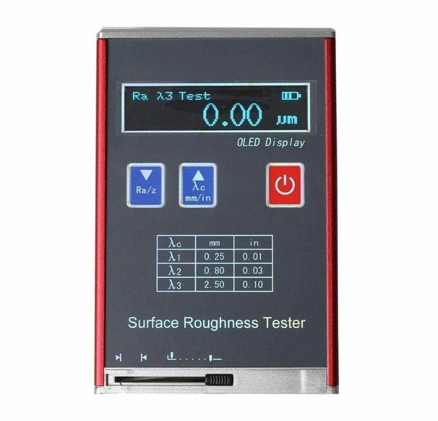 PORTABLE SURFACE ROUGHNESS Tester Surface Roughness Machine with Ra Rz ...
