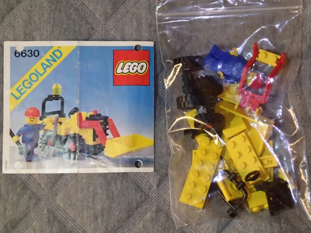 LEGO 6630 LEGOLAND Bagger, Bucket Loader + komplett mit original ...