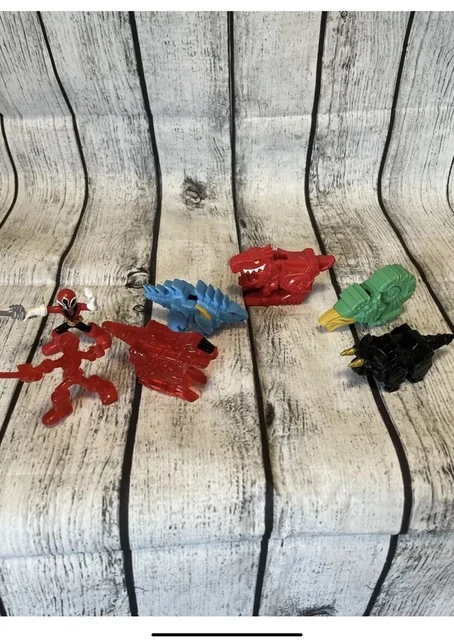 POWER RANGERS DINO Charge Mini Zord Energem Holders Bundle Translucent ...