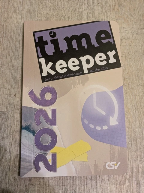 CHRISTLICHER KALENDER 2026 TIME KEEPER. NEU! EUR 2,00 - PicClick DE