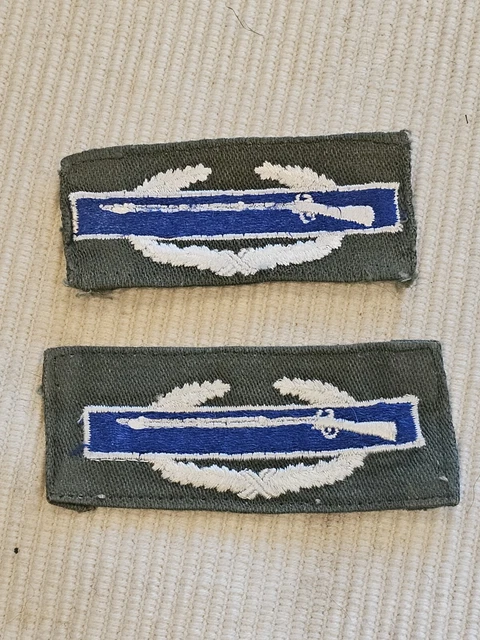 1960S US ARMY Vietnam Era CIB Combat Infantry Badge Patch Set L@@K ...