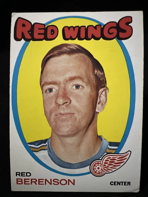 1971-72 TOPPS GORDON « Red » Berenson #91 Detroit Red Wings Hockey EUR ...
