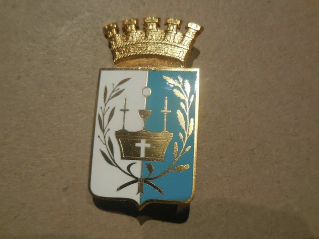 ANCIENNE FRISE INSIGNE de la police municipale d'Aradeo chapeau lecce ...
