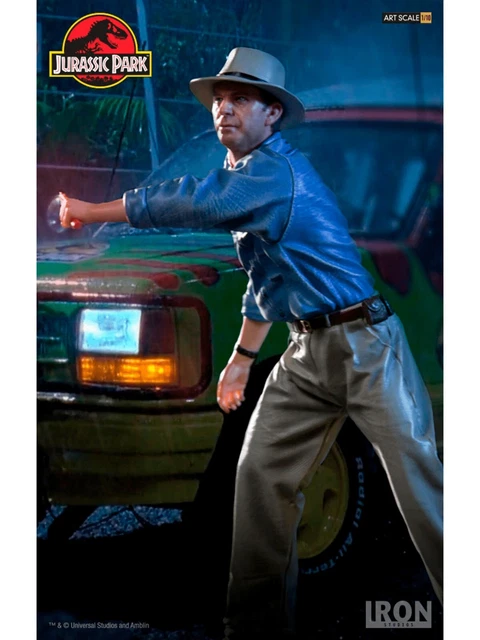 IRON STUDIOS JURASSIC Park Dr. Alan Grant 1/10 Bds Art Scale Statue £ ...