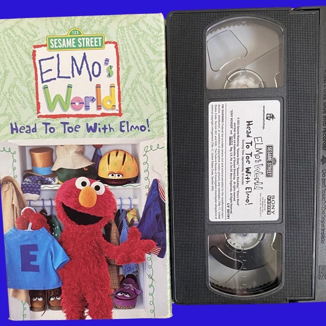 ELMOS WORLD - Head to Toe With Elmo (VHS, 2003) FREE SHIPPING EUR 6,97 ... ELMOS WORLD - Head to Toe With Elmo (VHS, 2003) FREE SHIPPING EUR 6,97 ...