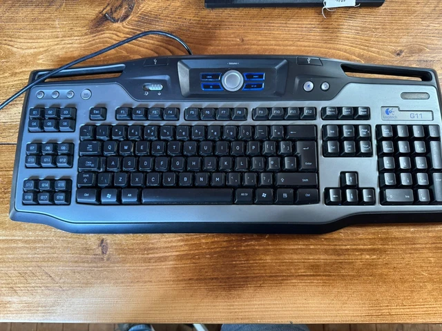 LOGITECH G11 GAMING Keyboard (Black/Silver), P/N:868014-0120 $138.21 ...