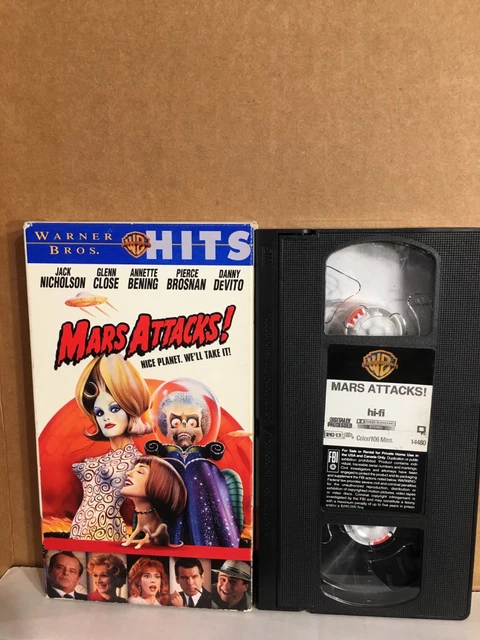 MARS ATTACKS! (VHS) £8.91 - PicClick UK