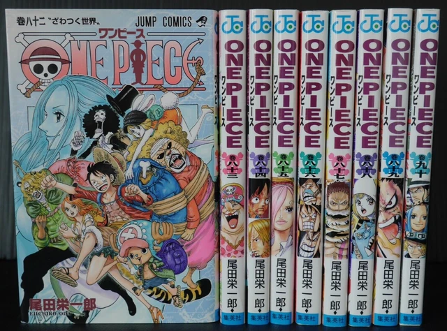 ONE PIECE MANGA Vol.82-90 « Whole Cake Island » par Eiichiro Oda, Lot ...