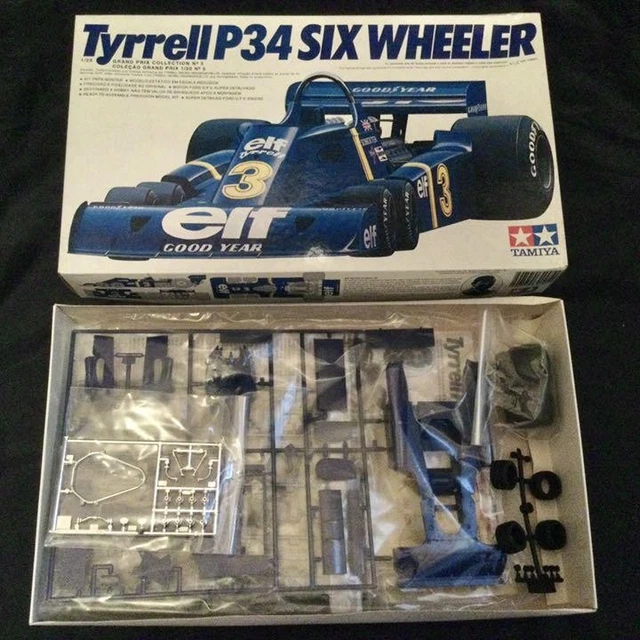TAMIYA TYRRELL P34 1/20 6-Rad F1 Modellbausatz Brasilien Made ungebaut ...