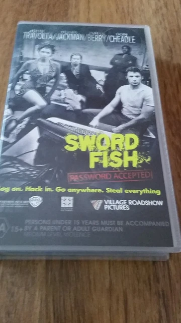 SWORD FISH - John Travolta, Halle Berry - Vhs Video $15.00 - PicClick AU