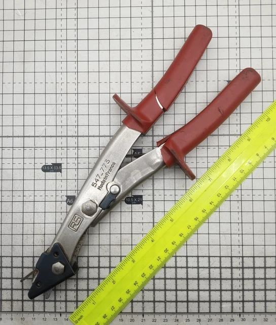 RS MONODEX SHEET Metal Cutter Nibbler Tin Snips Shears Notcher Pliers ...