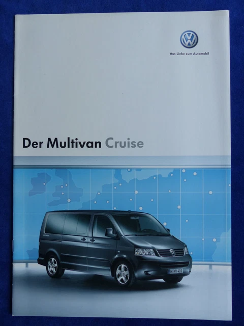 VW BUS T5 Multivan Cruise Sondermodell MJ 2006 - Prospekt Brochure 01. ...