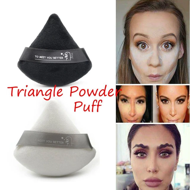 PUFFS PUDER ZUM Gesicht Mini Face Makeup Schwamm Triangle Velvet Powder ...