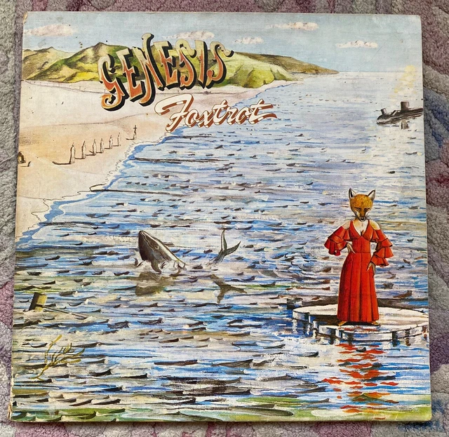 GENESIS FOXTROT LP UK Vinyl Repress Textured Gatefold VERY RARE EDITION ...