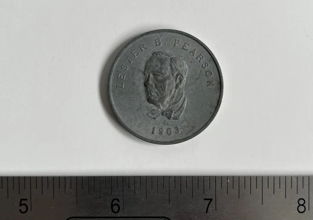 LESTER B PEARSON Prime Minister of Canada - Vintage Collectable Token ...