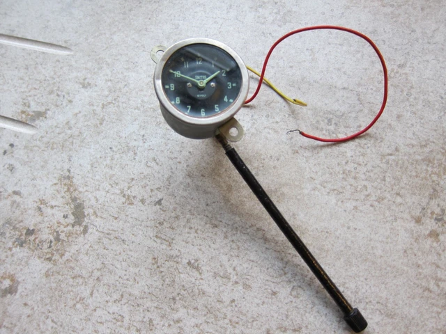 VINTAGE SMITHS ELECTRIC 12v DC Dashboard Clock - for classic motor car ...