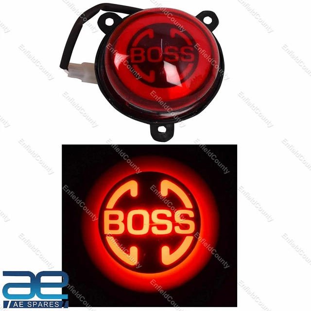 FANALE POSTERIORE A LED con logo boss per Royal Enfield Classic 350 500 ...