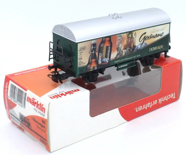MÄRKLIN 44207 PRIVATWAGEN Bierwagen "Privatbrauerei Eichbaum" OVP H0 ...