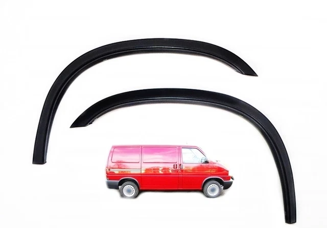 VW TRANSPORTER T4 brand new wing wheel arch trims Black matt 4pc kit ...