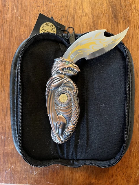 FRANKLIN MINT BORIS Vallejo Collection Folding Pocket Knife Collectible ...