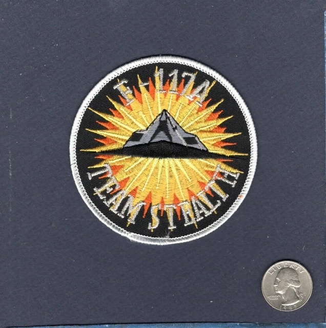 F-117 NIGHTHAWK TEAM Stealth USAF TFS Fighter Squadron Patch £7.02 - PicClick UK