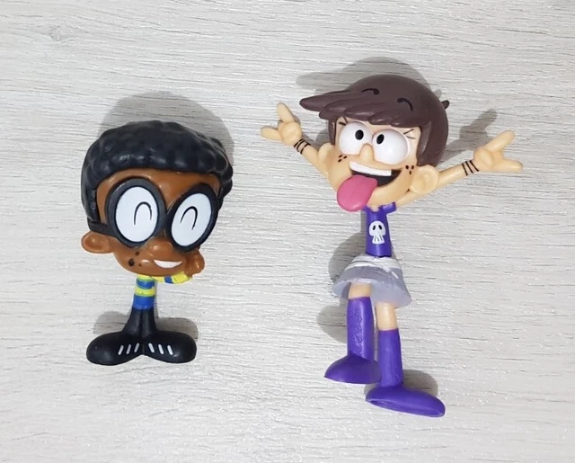 2 X THE LOUD HOUSE FIGURES - SMALL TOYS / CAKE TOPPERS - NICKELODEON TV ...