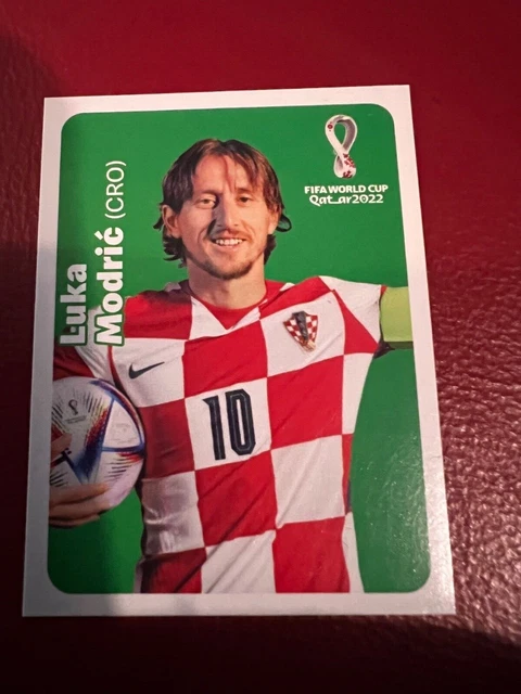 PANINI QATAR 2022 world cup luca modric Croatia very rare special ...