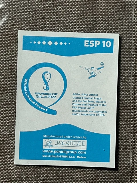 PANINI STICKER FIFA World Cup Qatar 2022 Gavi Spain# Esp 10 Invest Rookie £5.13 - PicClick UK