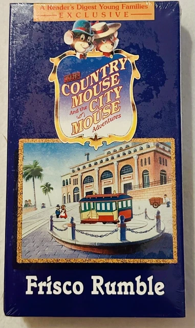 COUNTRY MOUSE & City Mouse Adventures Frisco Rumble 1997 Vhs - New ...