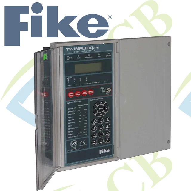 FIKE TWINFLEX PRO 4 ZONE PANEL V2.00 FIRE ALARM PANEL Fire Alert System ...
