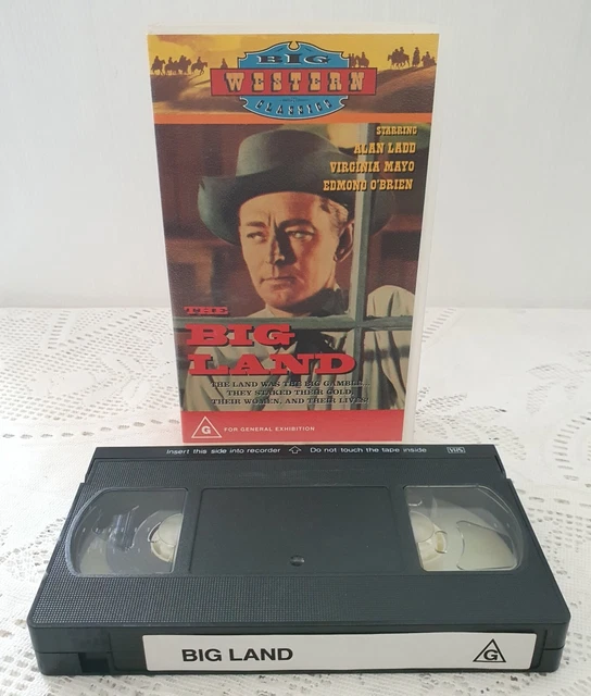 THE BIG LAND (VHS Video Tape, 1957) Alan Ladd Virginia Mayo £6.84 ...