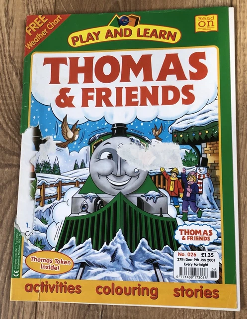 VINTAGE THOMAS & Friends Play and Learn Magazine 27th Dec - 9th Jan ...