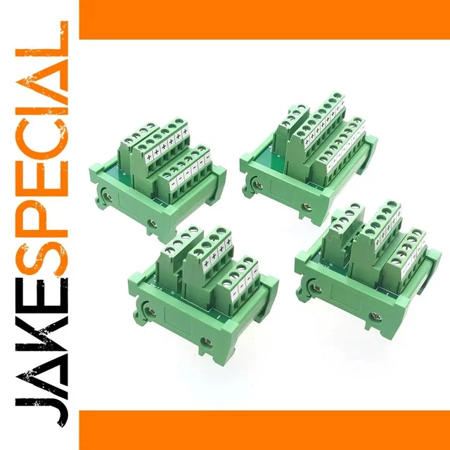 JAKESPECIAL – DIN Type Screw Terminal Block 2-In/24-Out EUR 35,99 ...