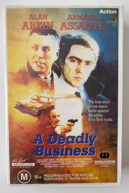 A DEADLY BUSINESS [VHS] VDC Video Big Box Tape 1986 Action Thriller ...