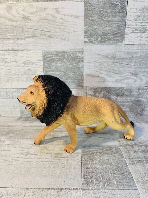 ANKYO LARGE COLLECTIBLE Safari Style Lion PVC Hard Plastic Animal Figure Toy £5.71 - PicClick UK