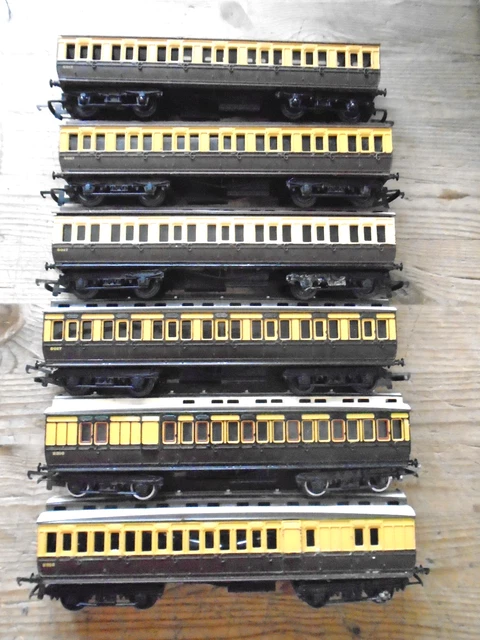 TRIANG OO GAUGE Brown & Cream Coaches X Six R332 X 4 R333 X 2 £21.51 ...