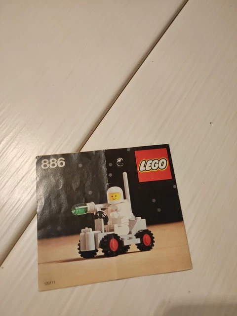 LEGO 886 BAUANLEITUNG SPACE LEGOLAND ONLY INSTRUCTION Anleitung ...