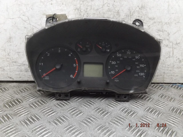 FORD TRANSIT SPEEDOMETER Instrument Cluster Miles 17689 Mk7 2.4 Diesel ...