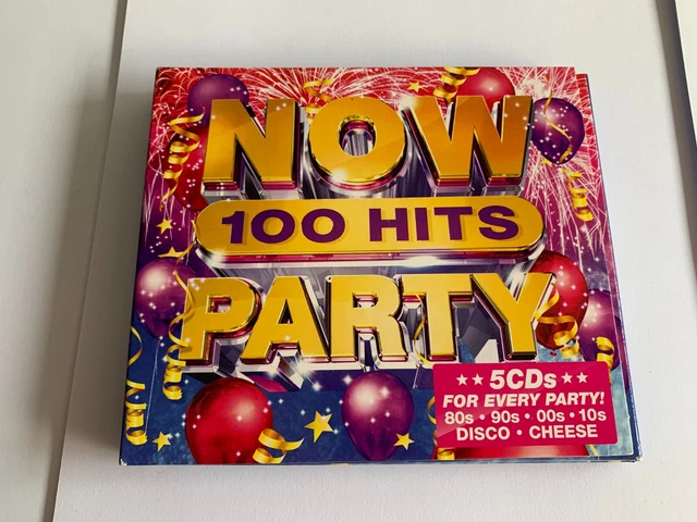 NOW 100 HITS: Party by Various Artists (CD, 2019) 5 DISC UNPLAYED MINT ...