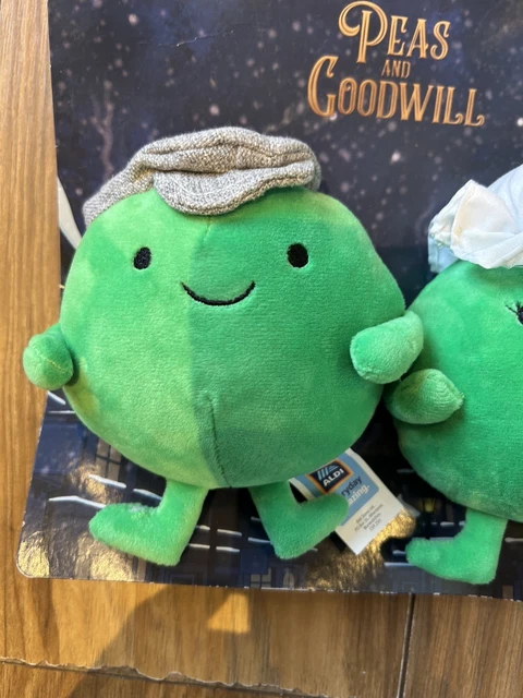 ALDI PEAS AND Goodwill Kevin The Carrot Christmas 2021 New & Carded £4. ...