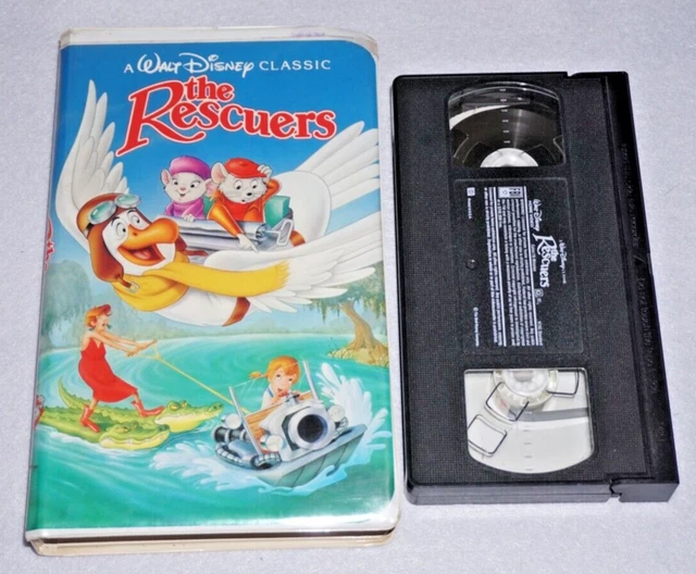 DISNEY’S THE RESCUERS - VHS Black Diamond Ed. Animated - TESTED £4.46 ...
