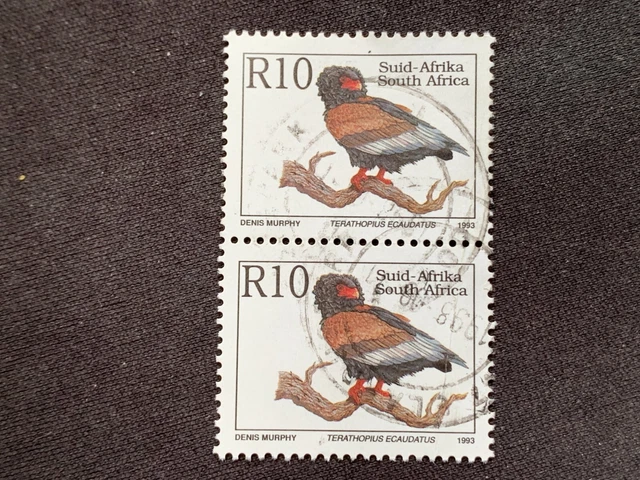 SOUTH AFRICA RSA Suid Afrika 1993 Endangered Fauna R10 Terathopius ...